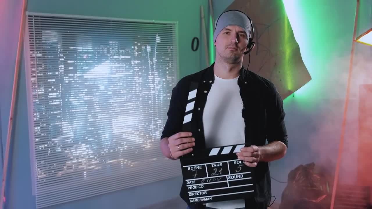 Film Production Assistant Portrait - Stock Video | Motion Array