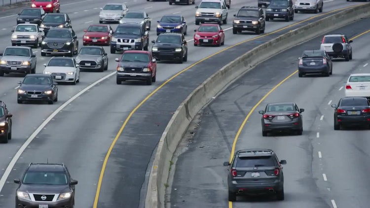 Incoming And Outgoing Traffic - Stock Video | Motion Array