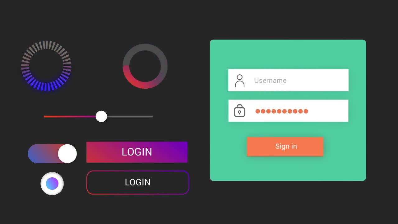 Smart UI Elements - Motion Graphics Templates | Motion Array