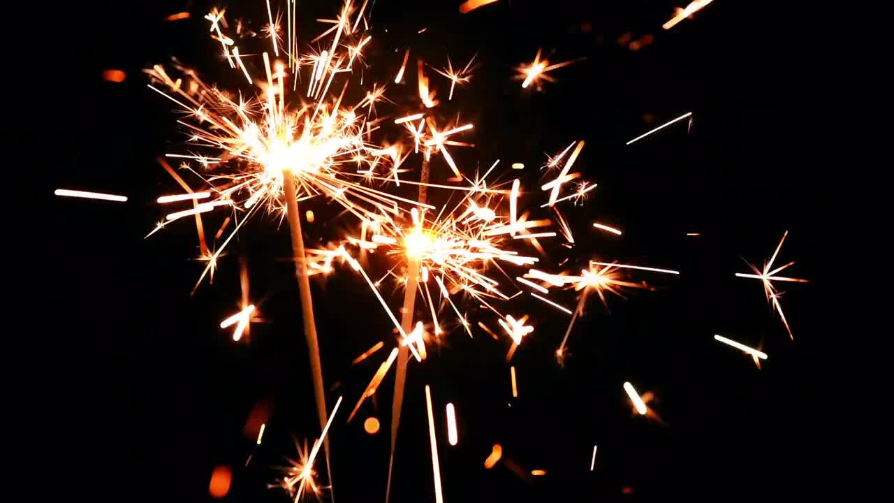 Sparklers - Stock Video | Motion Array