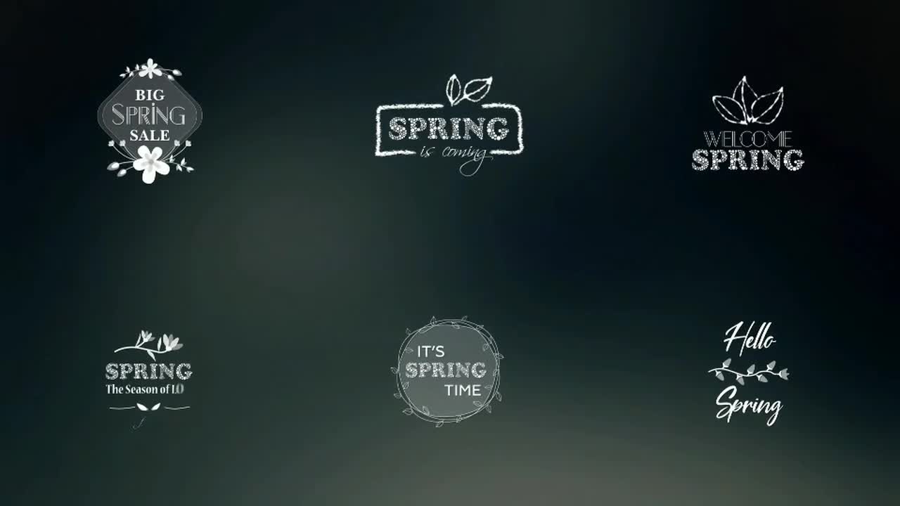 Flat Spring Logo Reveal Pack - After Effects Templates | Motion Array