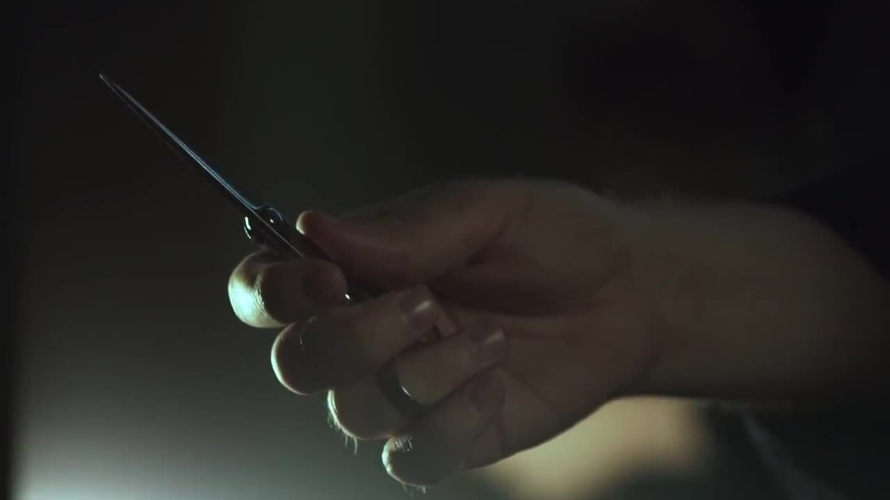 Scissors In Hand - Stock Video | Motion Array