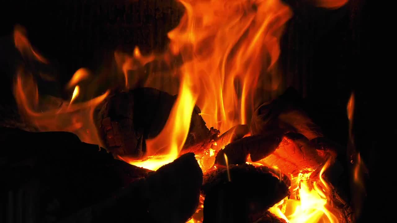 Smoldering Fire - Stock Video | Motion Array