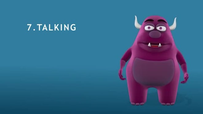 3D Cute Purple Character Pack - Stock Motion Graphics | Motion Array