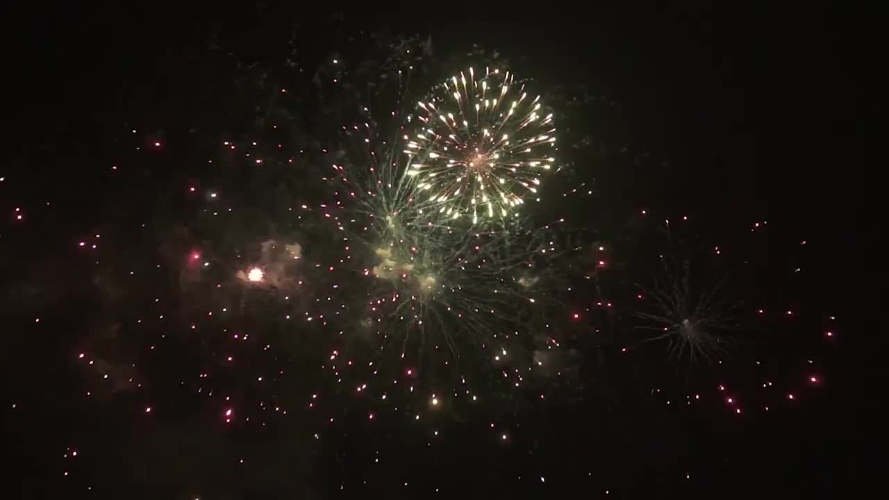 Holiday Fireworks - Stock Video | Motion Array