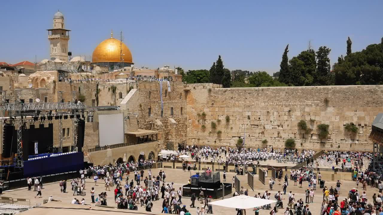 Western Wall In Jerusalem - Stock Video | Motion Array