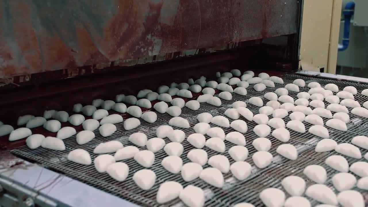 Mass Production Of Candies - Stock Video | Motion Array
