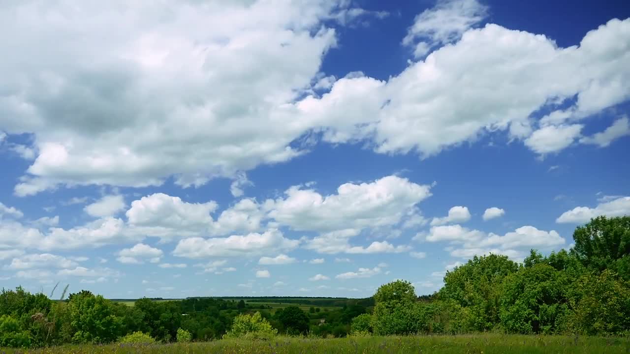 Time-Lapse Of Clouds - Stock Video | Motion Array