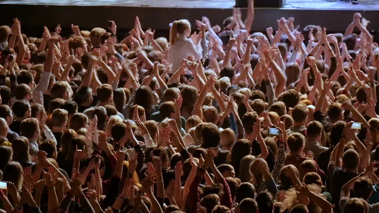 At A Rock Concert - Stock Video | Motion Array