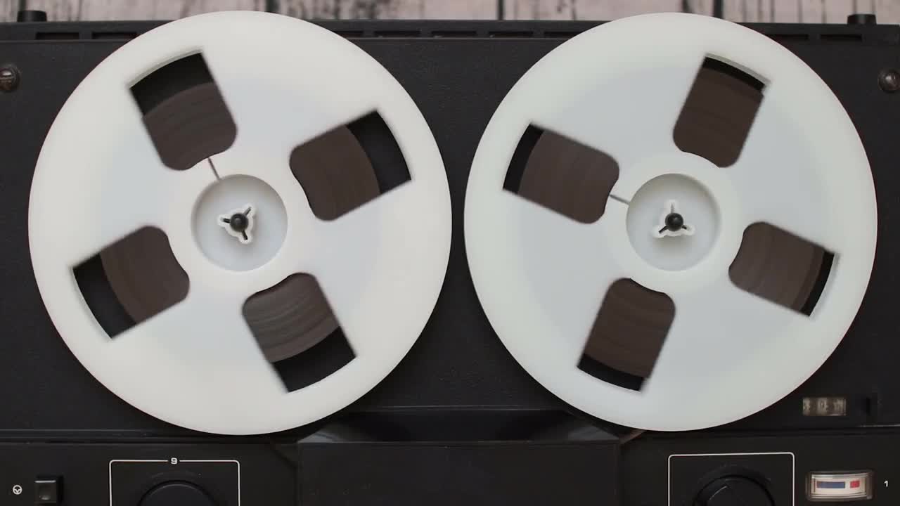 Reel To Reel Player - Stock Video | Motion Array