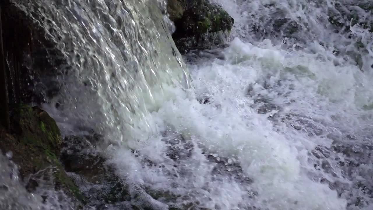 Waterfall In Slow Motion - Stock Video | Motion Array