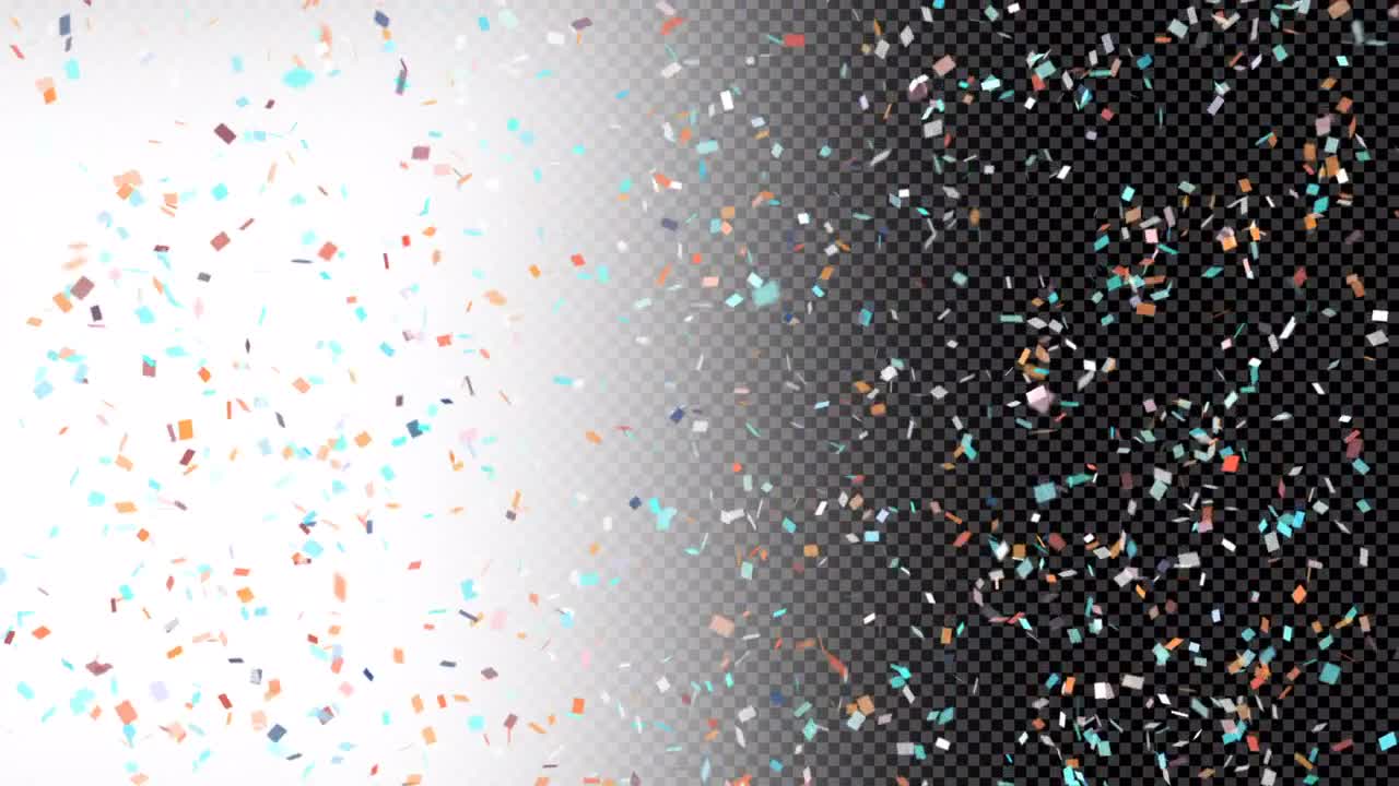 Color Confetti Cascade - Stock Motion Graphics | Motion Array