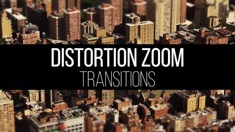 Distortion Zoom Transitions - Premiere Pro Templates | Motion Array