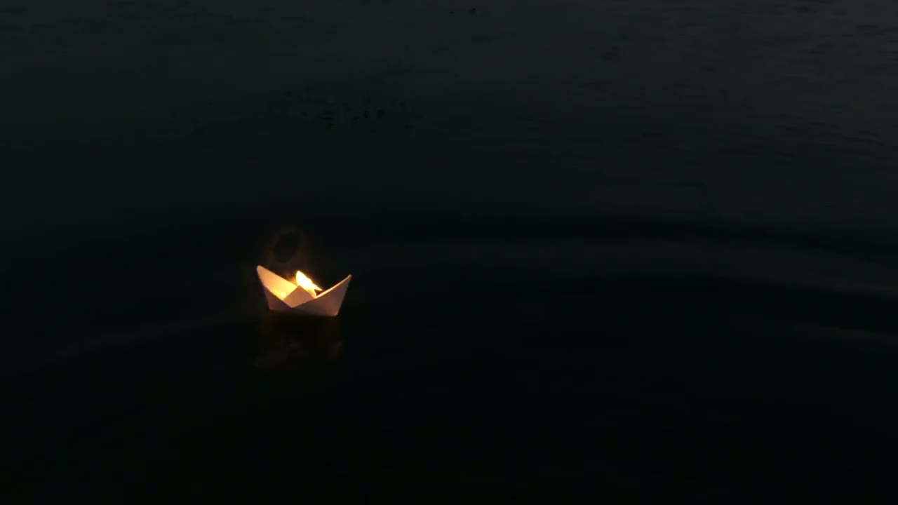 Paper Boat On Fire - Stock Video | Motion Array
