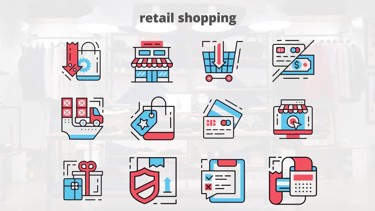 Retail Shopping – Flat Animation Icons - After Effects Templates ...