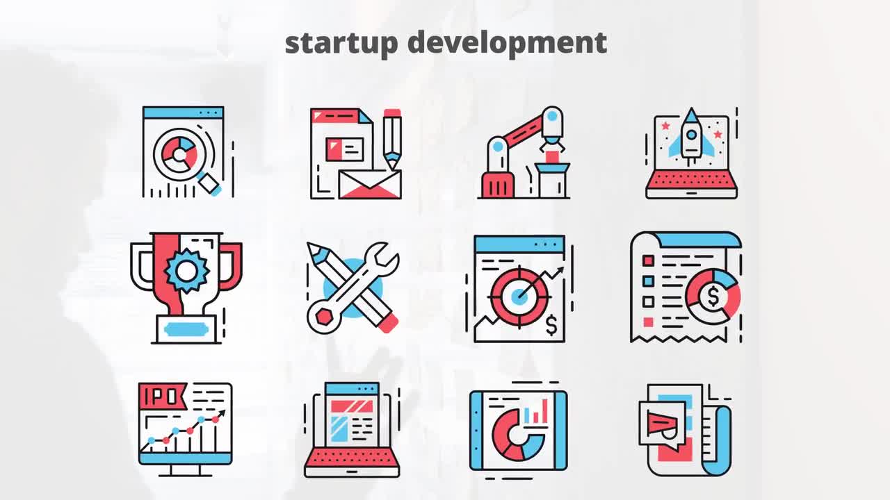Startup Development – Flat Animation Icons - After Effects Templates ...
