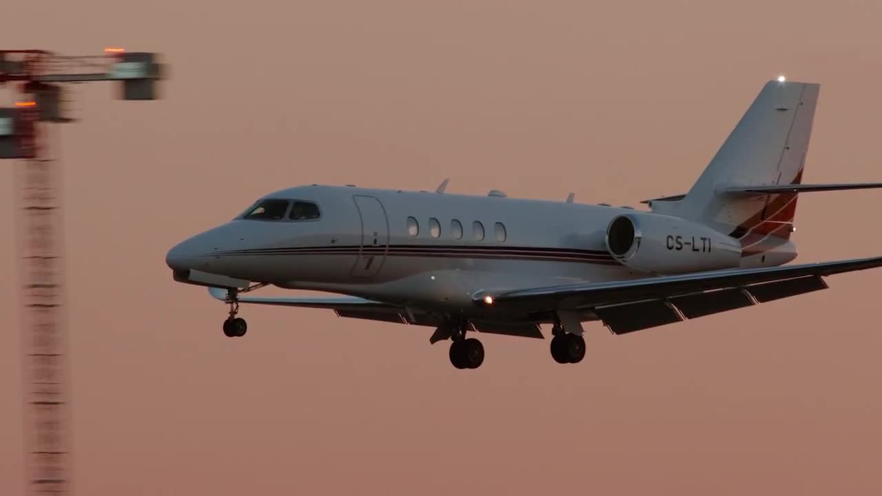 A Private Jet - Stock Video | Motion Array
