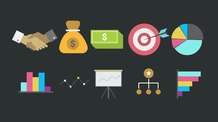 Business Animated Icons Motion Graphics Templates Motion Array