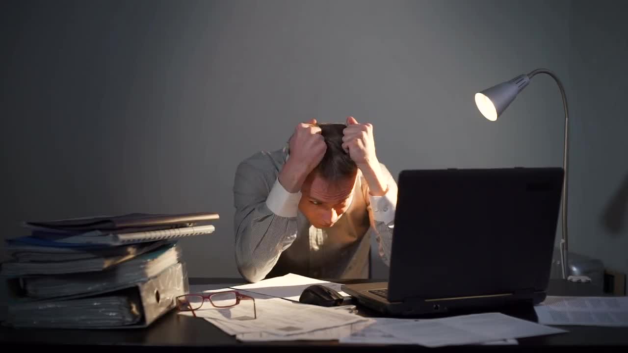 Working Late Hours - Stock Video | Motion Array