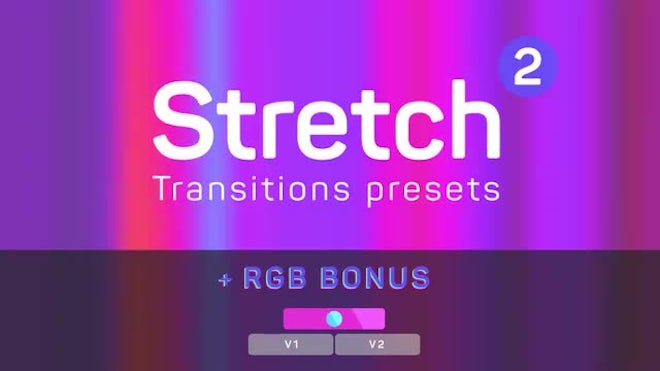 Stretch Transitions Presets 2 [Glow] - Premiere Pro Presets | Motion Array