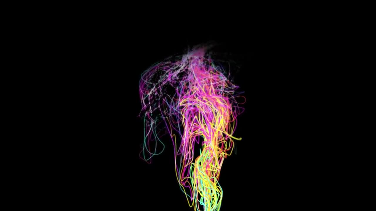 Rising Colorful Particles Loop - Stock Motion Graphics | Motion Array