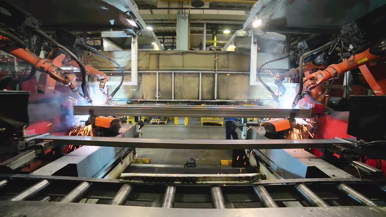 Robotic Welding - Stock Video | Motion Array