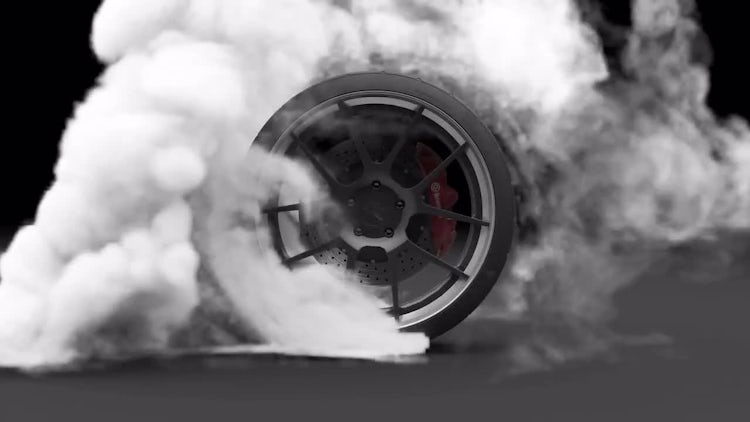 Tire Burnout - Stock Motion Graphics | Motion Array