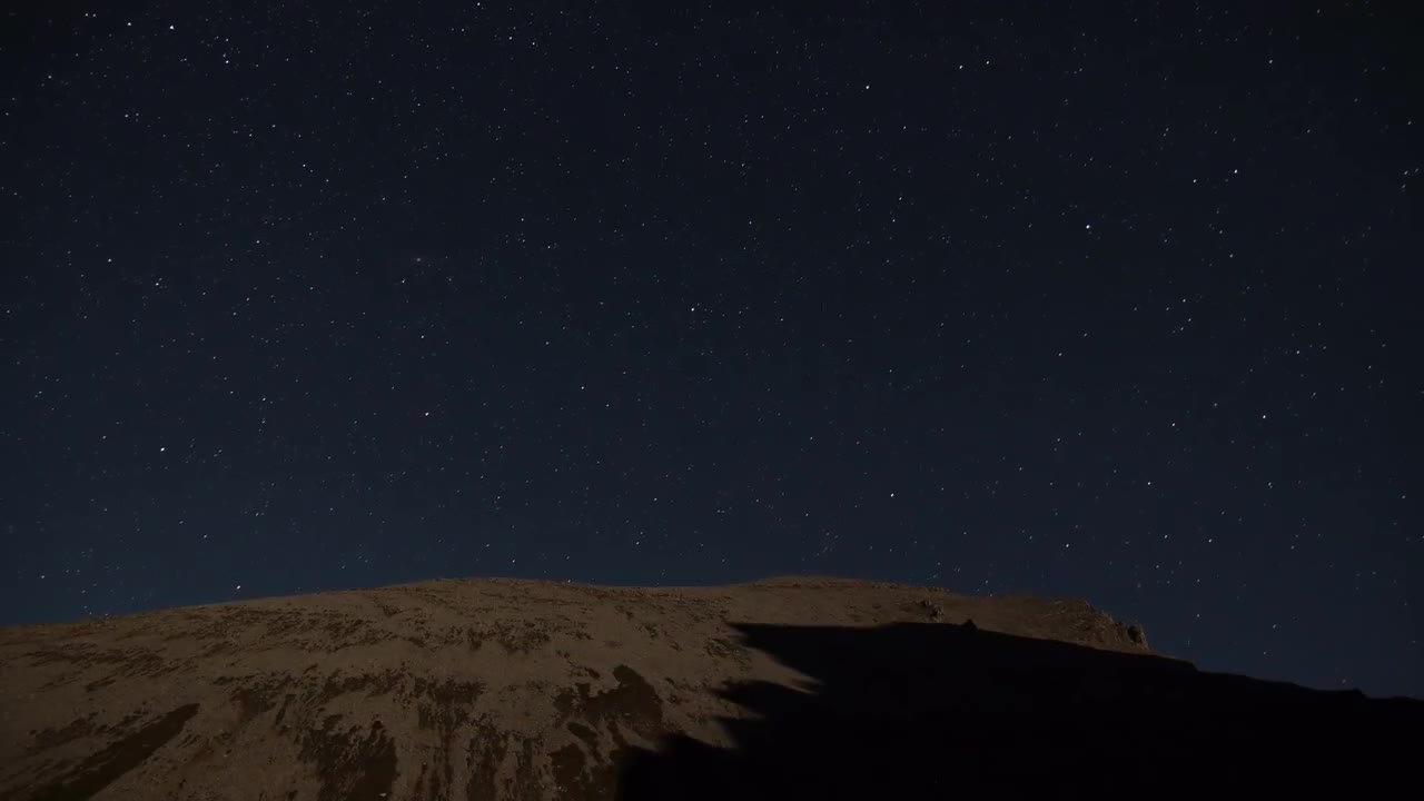 Clear Sky With Stars - Stock Video | Motion Array