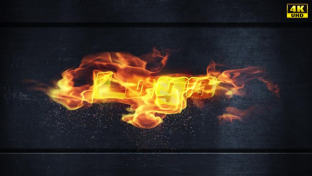 Flaming Logo Reveal - 4K - After Effects Templates | Motion Array