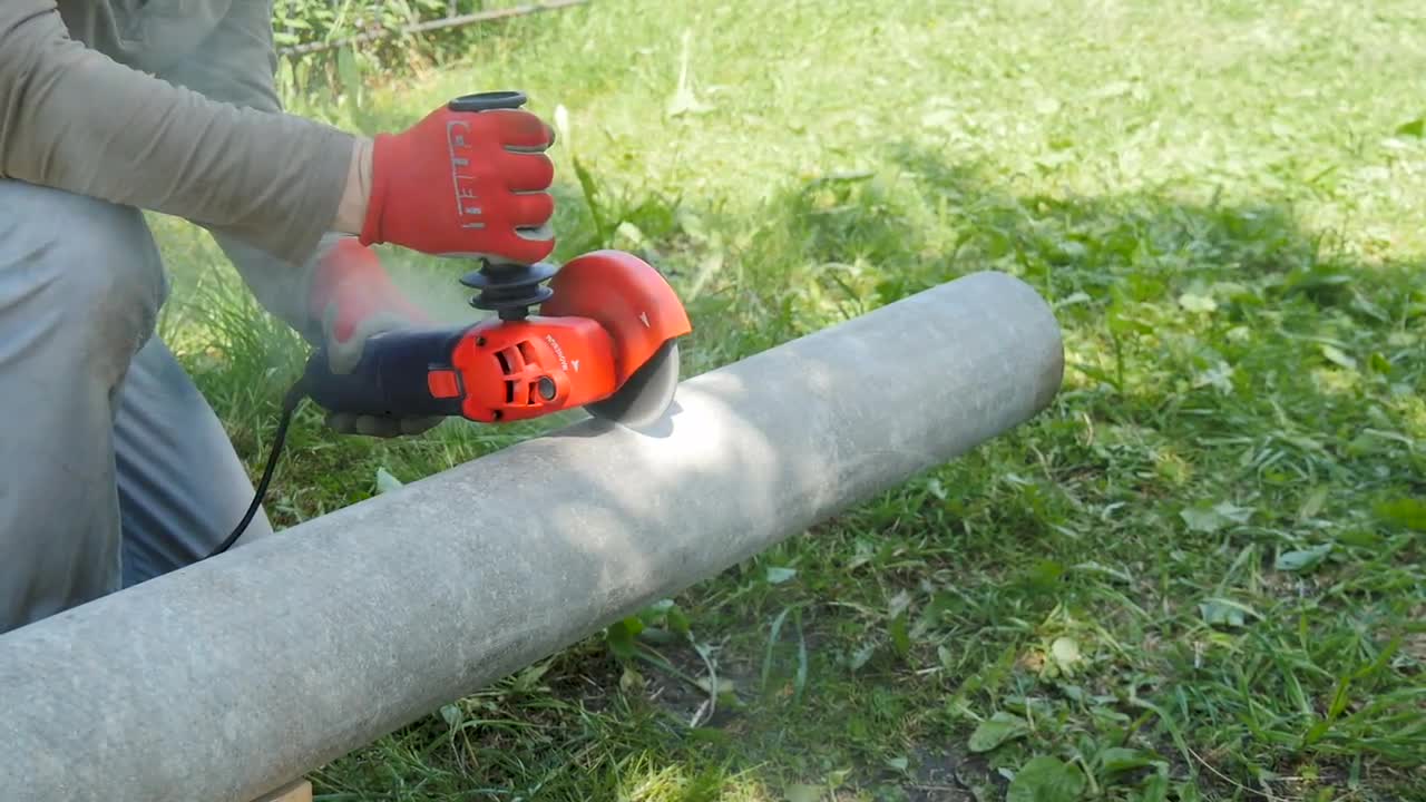 Cutting A Pipe - Stock Video | Motion Array