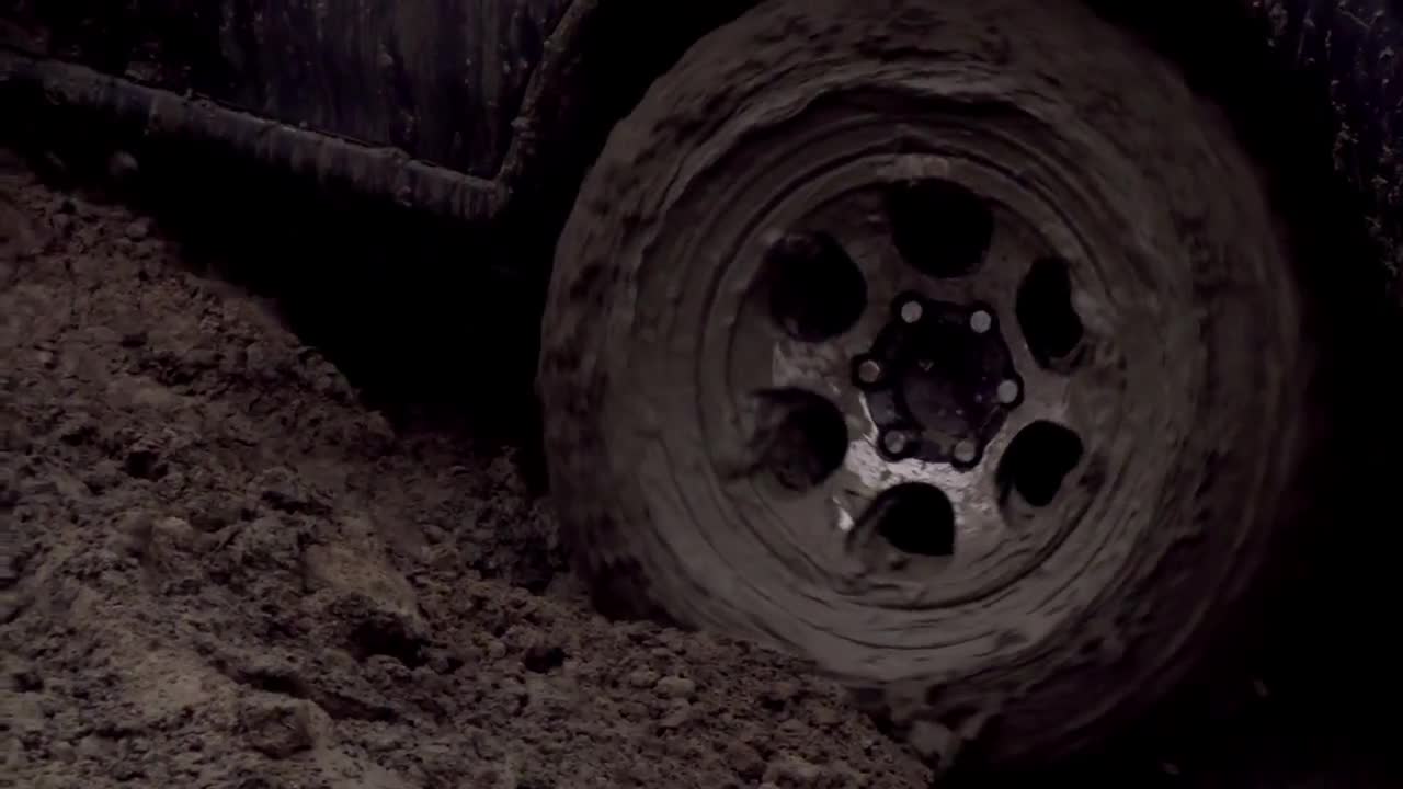 Wheel In The Mud - Stock Video | Motion Array