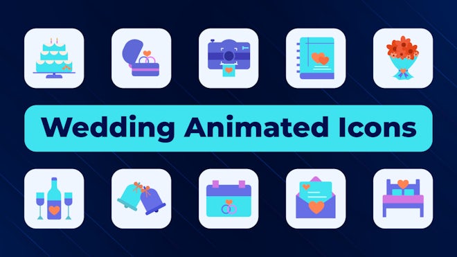 Online Education Flat Animation Icons After Effects 2,213 After