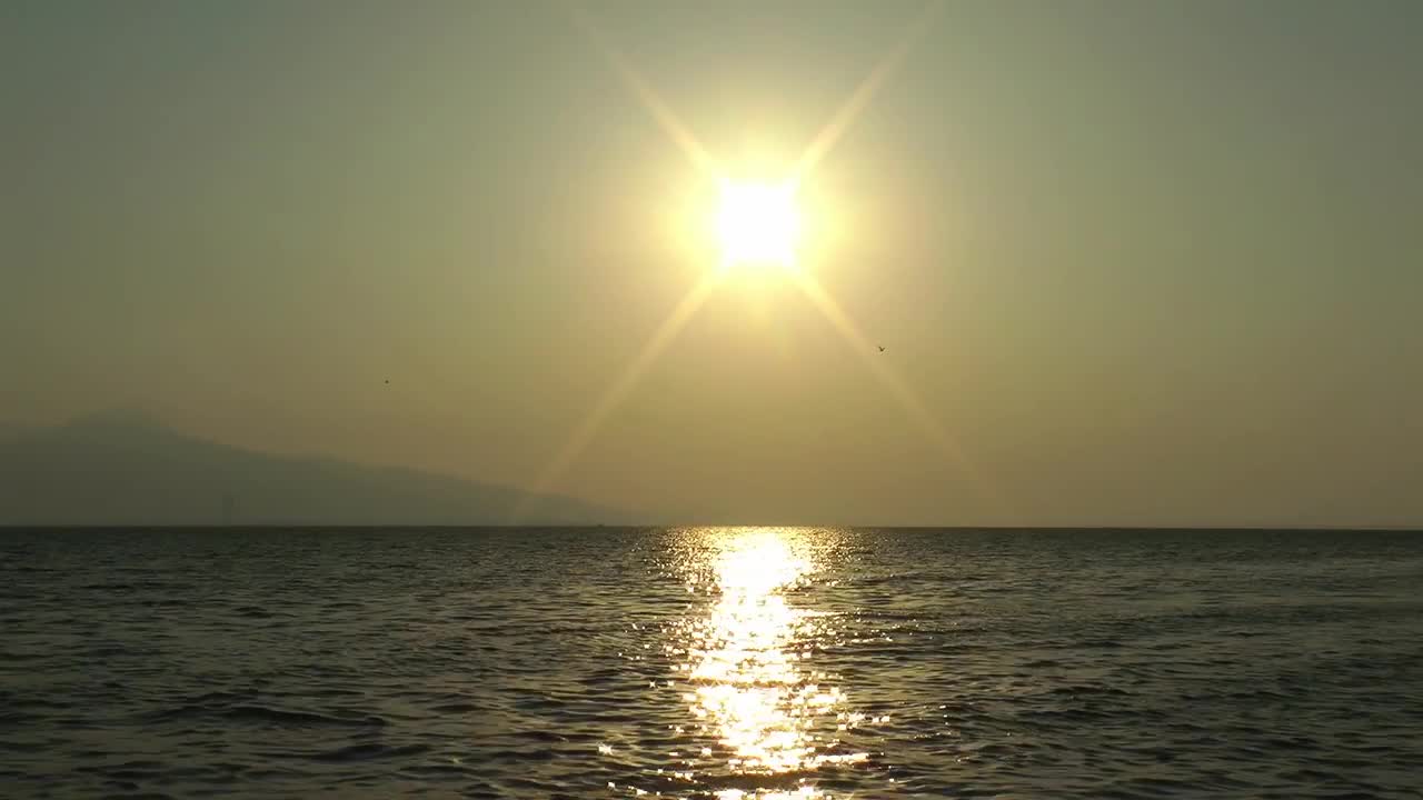 Sun Reflected In The Sea - Stock Video | Motion Array
