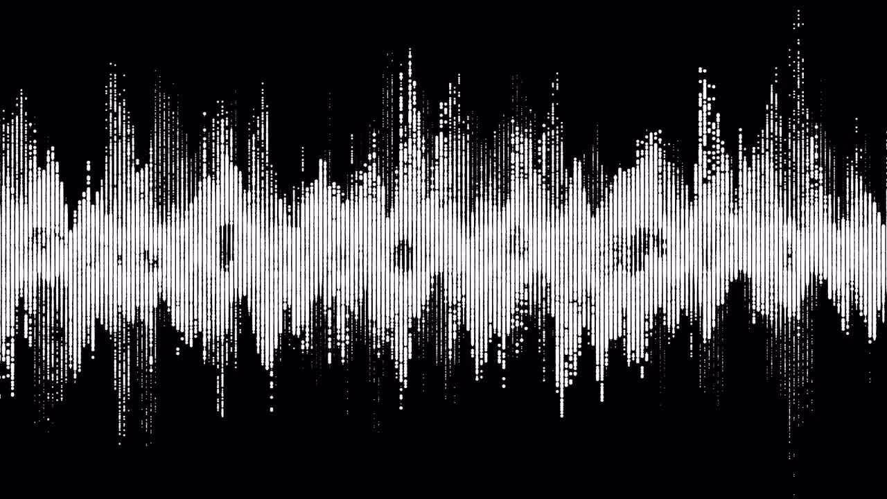 Sound Wave Particle Visual - Stock Motion Graphics | Motion Array