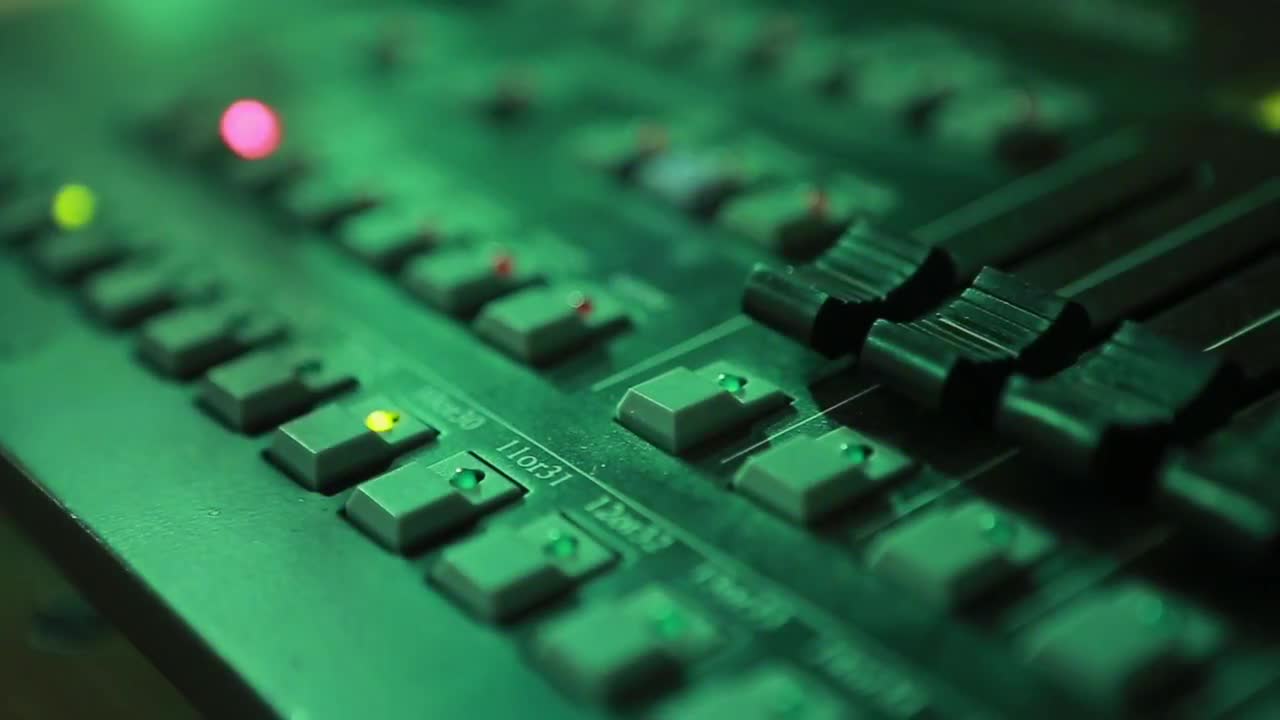 Audio Mixer Control Panel - Stock Video | Motion Array