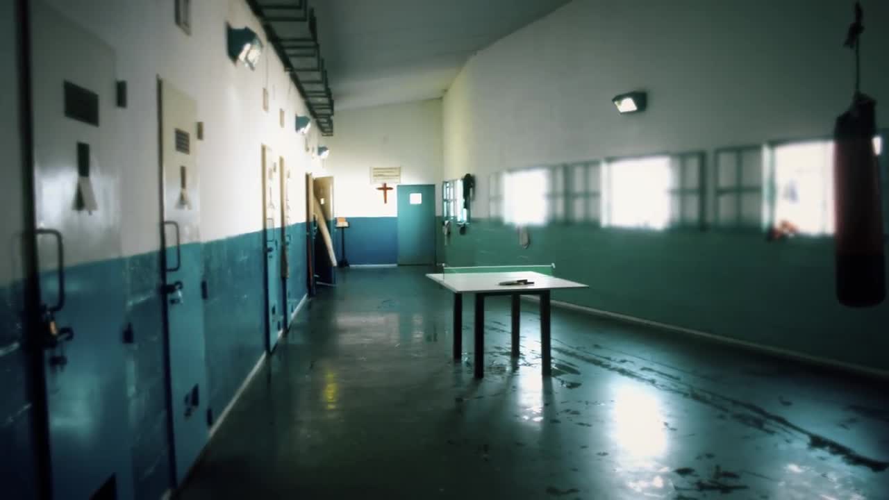 Empty Prison Block - Stock Video | Motion Array