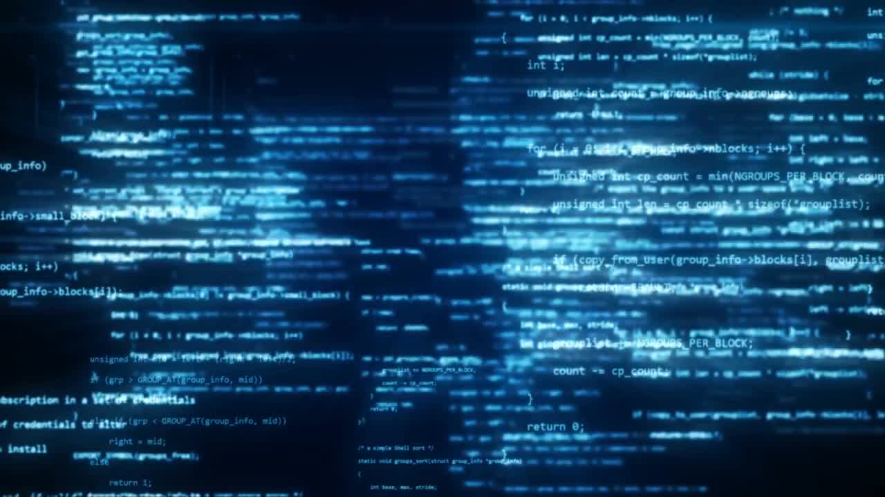 Working Program Code - Stock Motion Graphics | Motion Array