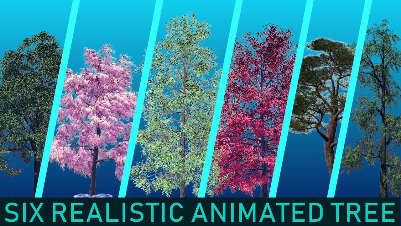 Tree Pack 2 - Stock Motion Graphics | Motion Array