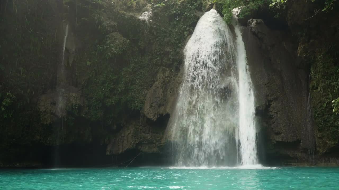 Beautiful Tropical Waterfall - Stock Video | Motion Array
