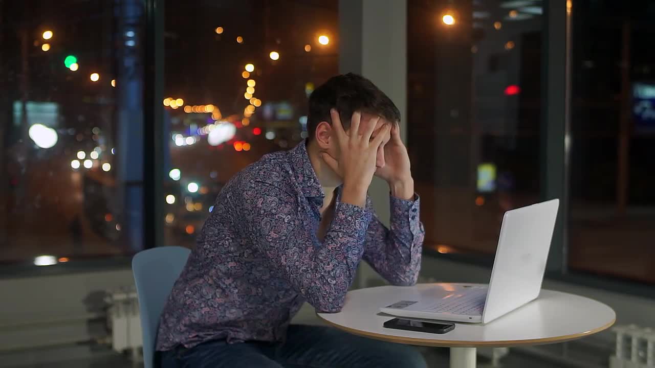 Frustrated Office Worker - Stock Video | Motion Array