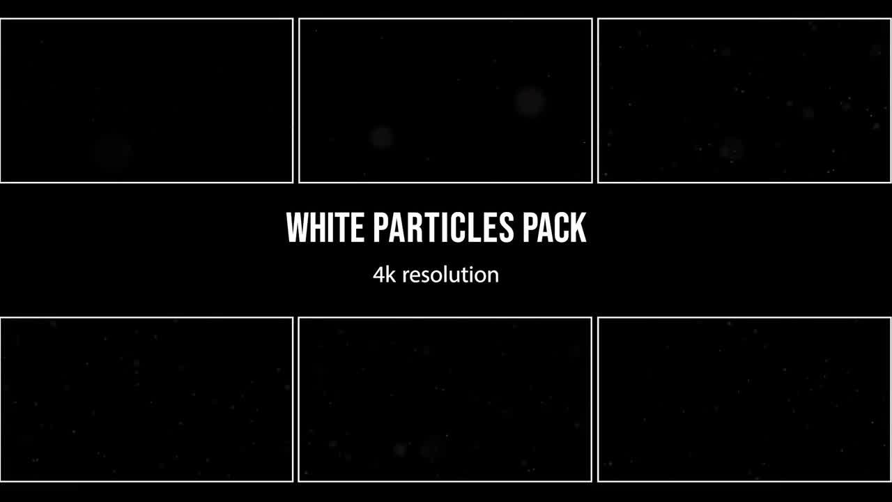 White Particles Pack - Stock Motion Graphics | Motion Array