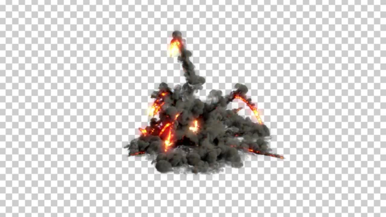 Trailed Explosion - Stock Motion Graphics | Motion Array