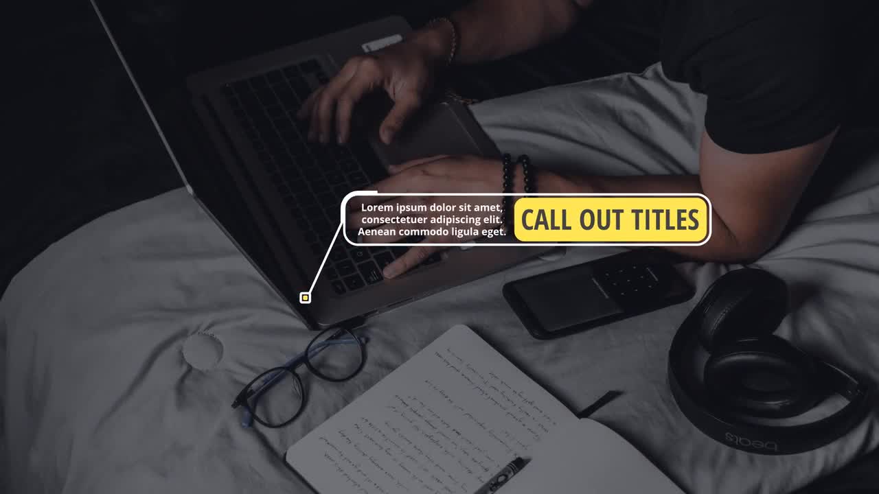 Modern Callout Titles - After Effects Templates | Motion Array