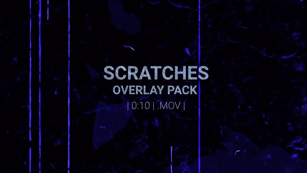 Scratches Overlay Pack - Stock Motion Graphics | Motion Array