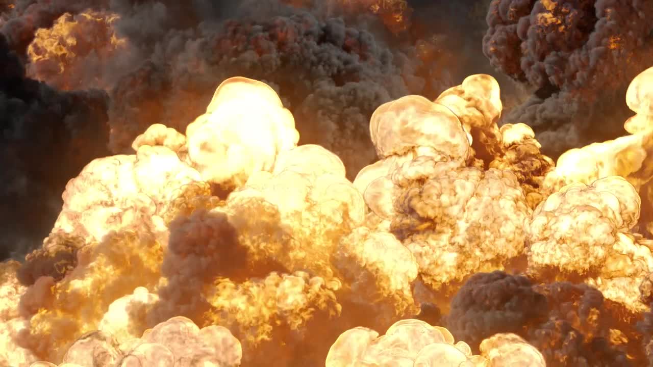 Gigantic Explosion Over Alpha - Stock Motion Graphics | Motion Array