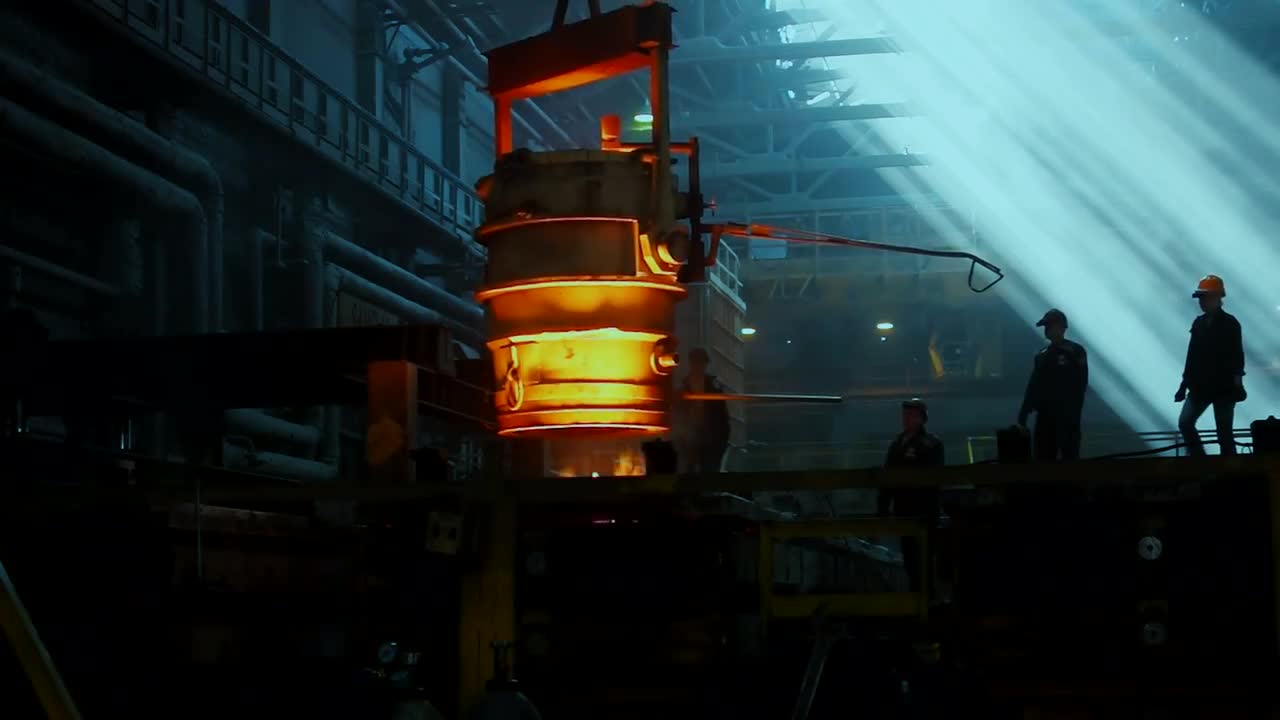 Glowing Molten Hot Steel - Stock Video | Motion Array