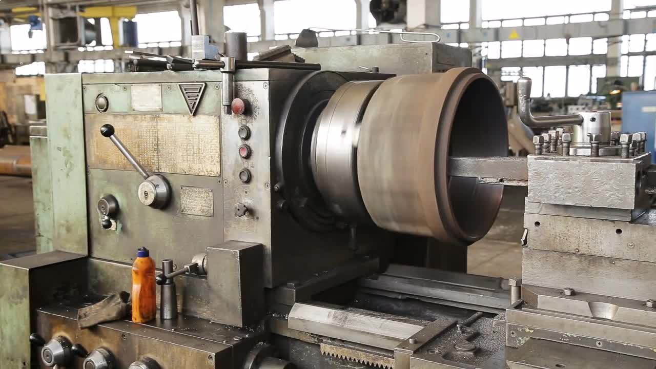 Metal Milling Machine - Stock Video | Motion Array