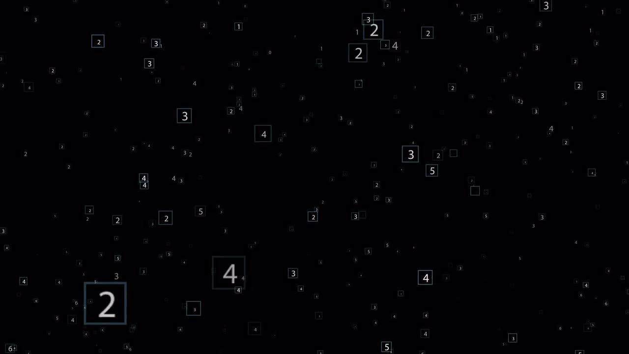 Boxed Numbers - Stock Motion Graphics | Motion Array