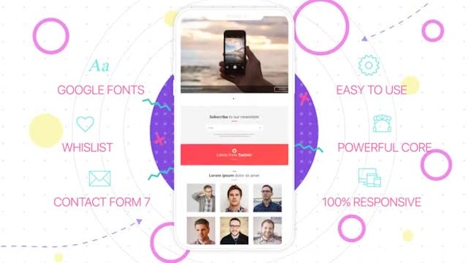 Colorful App Promotion - After Effects Templates | Motion Array
