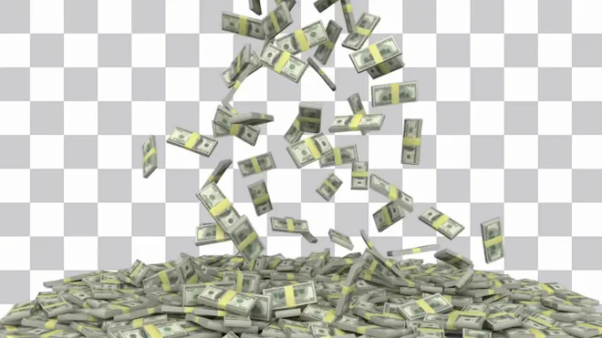 Raining Money Animation